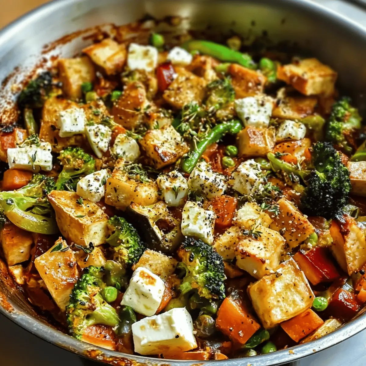 Easy Mediterranean Veggie & Feta Bake: Irresistible Juicy Flavor