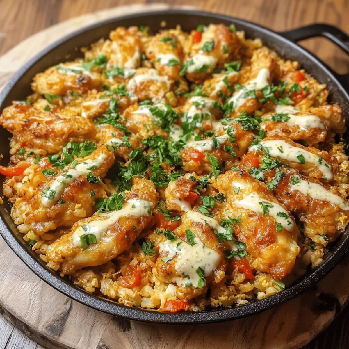 Ultimate Delicious Creamy Spanish Keto Cauliflower Rice Paella