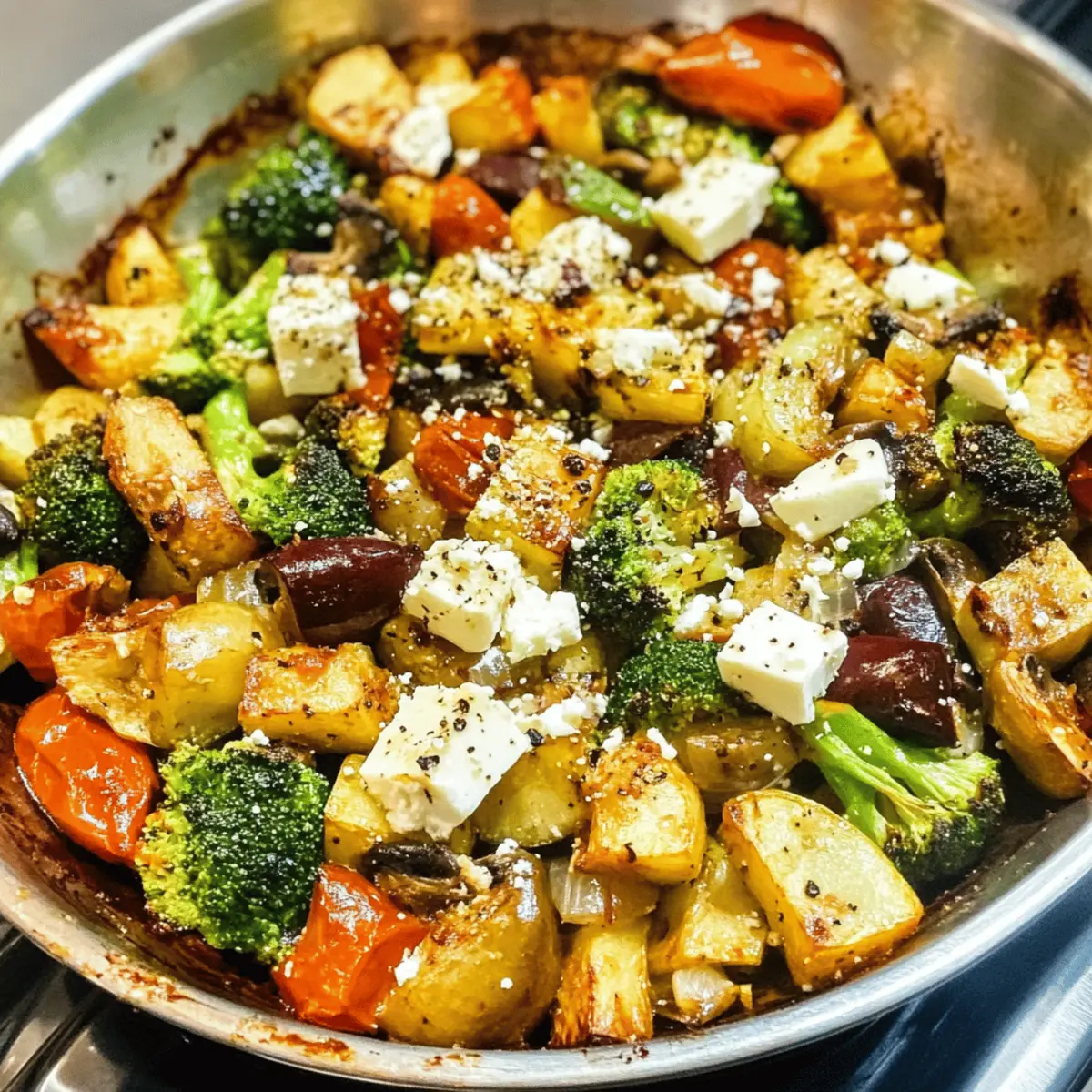 Easy Mediterranean Veggie & Feta Bake: Irresistible Juicy Flavor