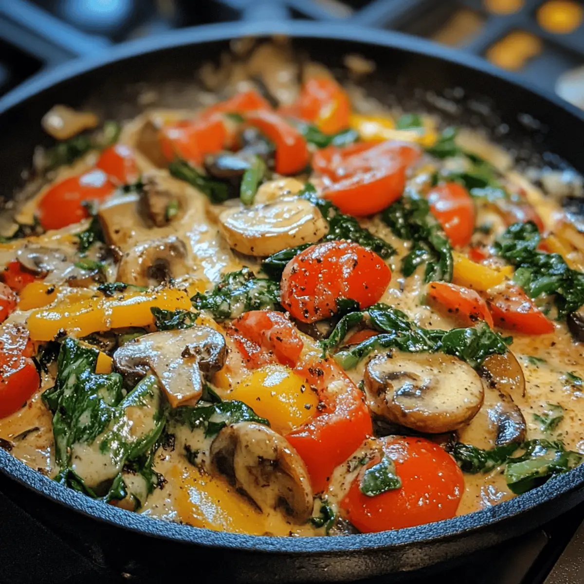 Easy Creamy Tuscan Vegetable Skillet: Irresistible Comfort