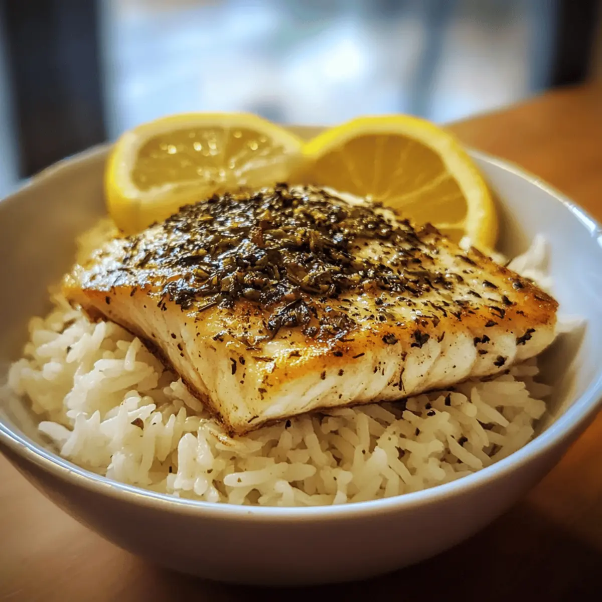 Easy Lemon Herb Fish Fillet with Rice: Delicious Fresh Flavor