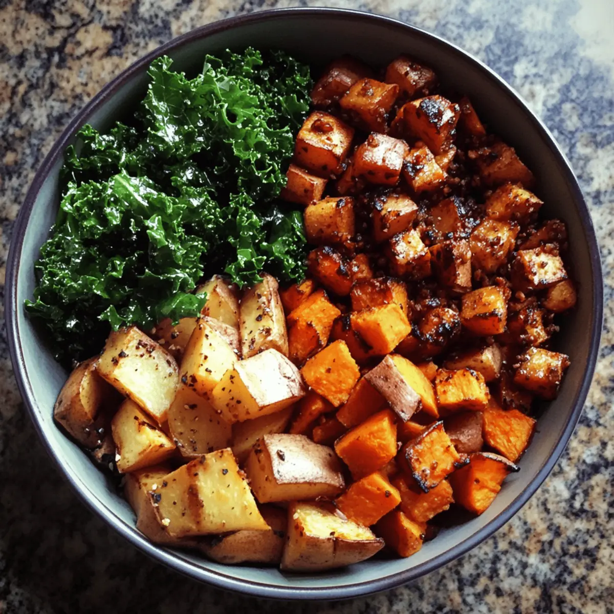 Ultimate Crispy Sweet Potato & Kale Bowl for Comforting Meals
