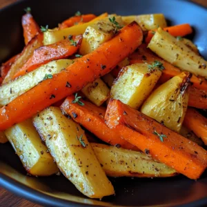 Easy Holiday Maple Roasted Carrots & Parsnips: Irresistible
