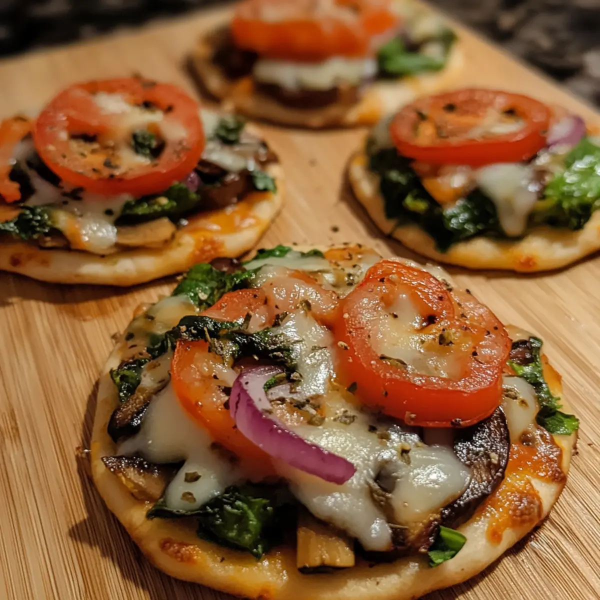 Easy Mini Veggie Pita Pizzas Recipe – Crispy, Delicious Bites